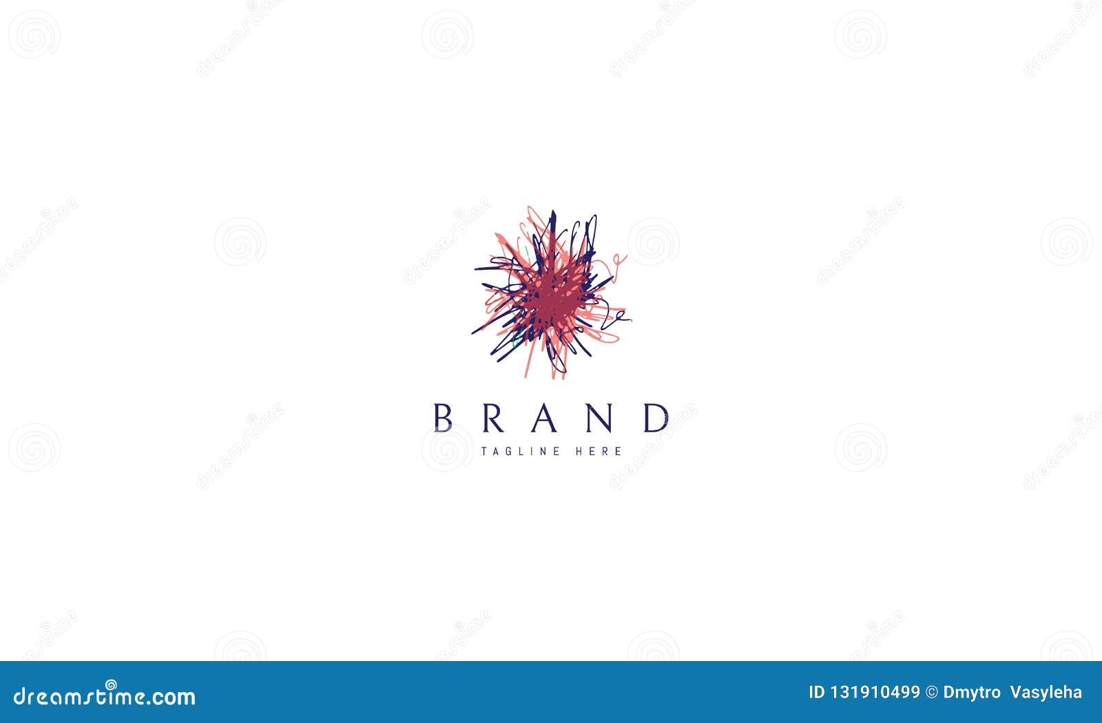 Doodle vector logo stock vector. Illustration of business - 131910499