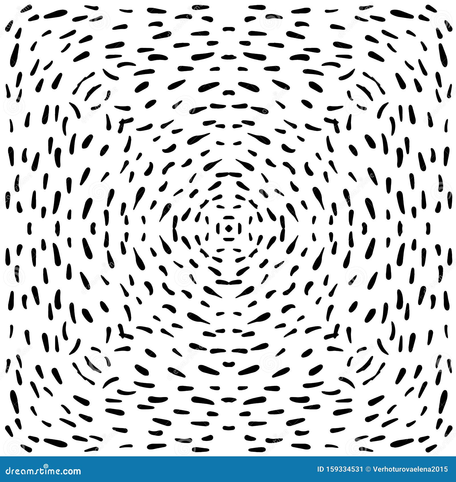 Doodle Vector Pattern Black Lines Line Segments Hand-drawn Pattern ...