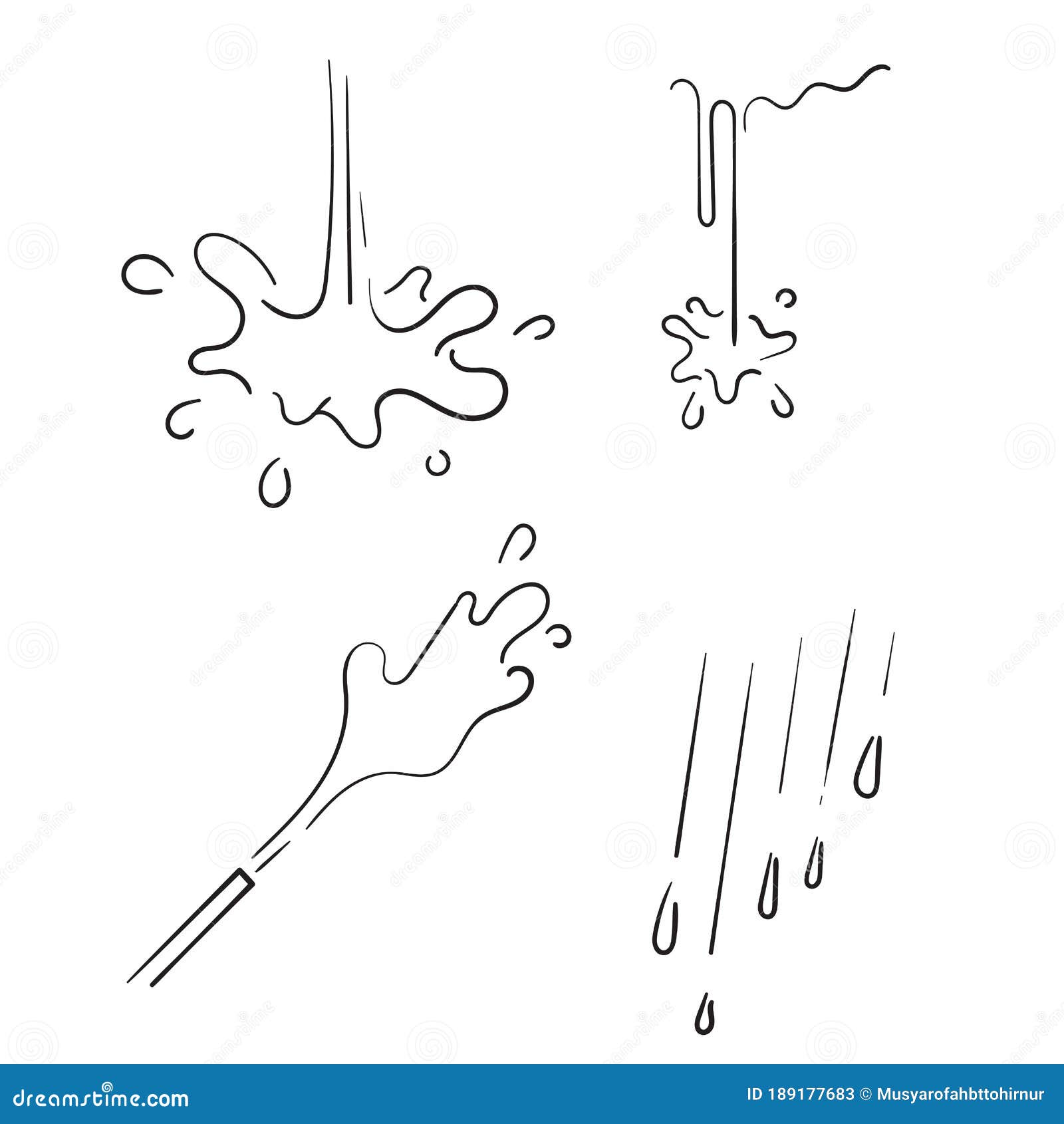 How To Draw Water Splashing