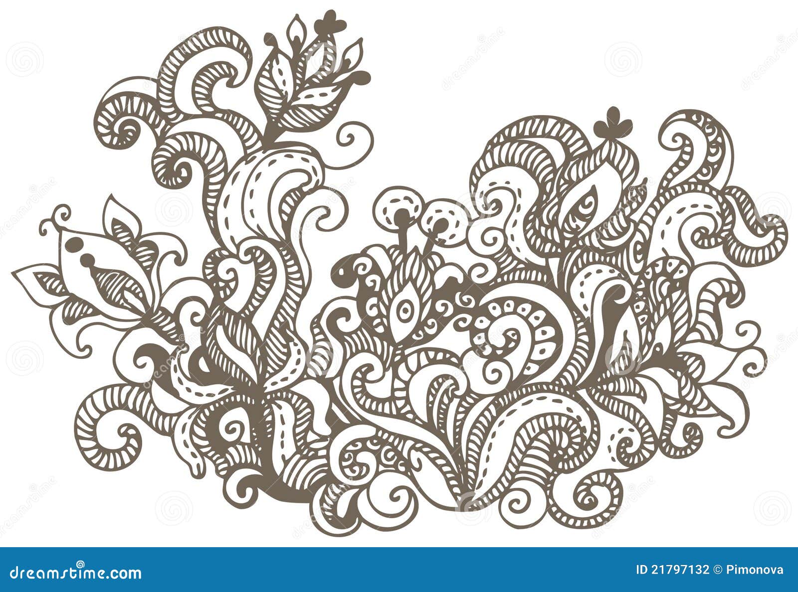 Doodles design elements stock vector. Illustration of flourish - 21797132