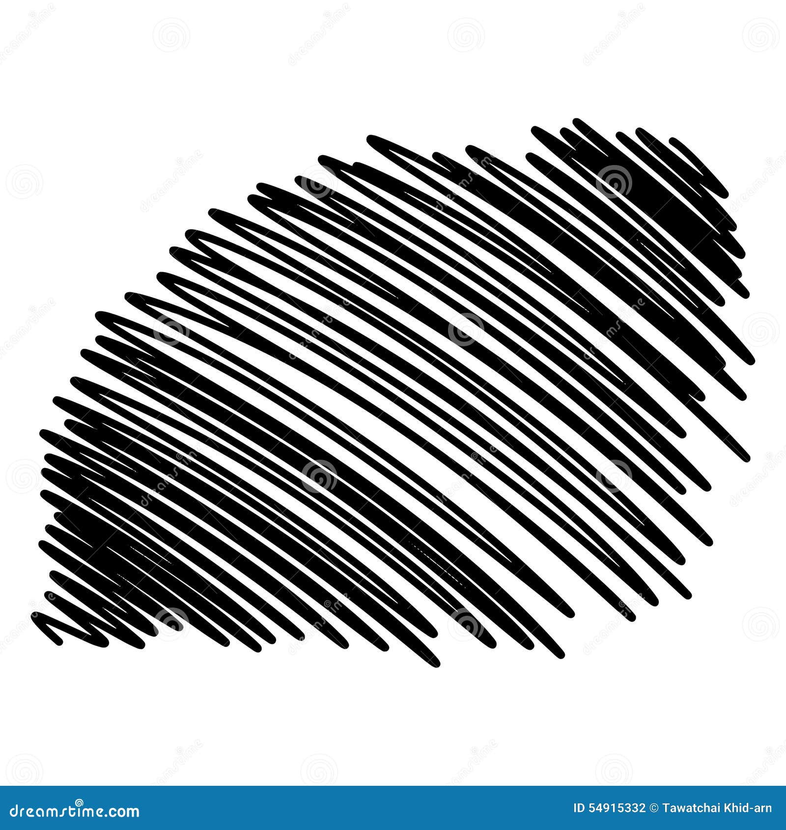 Doodles of Scribble Smears Lines Stock Vector - Illustration of line, design: 54915332