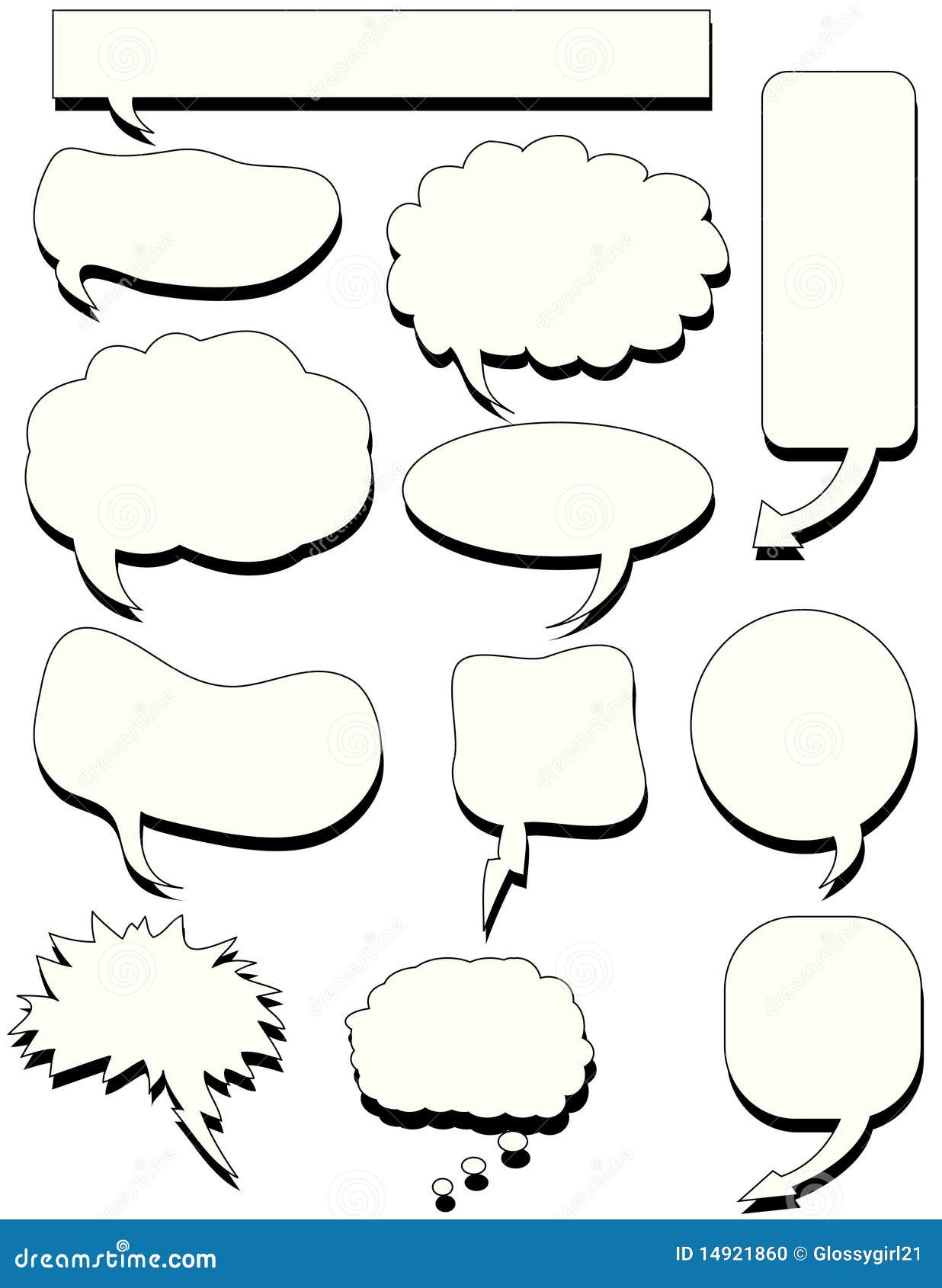 Doodles speech bubble talk stock vector. Illustration of designs - 14921860