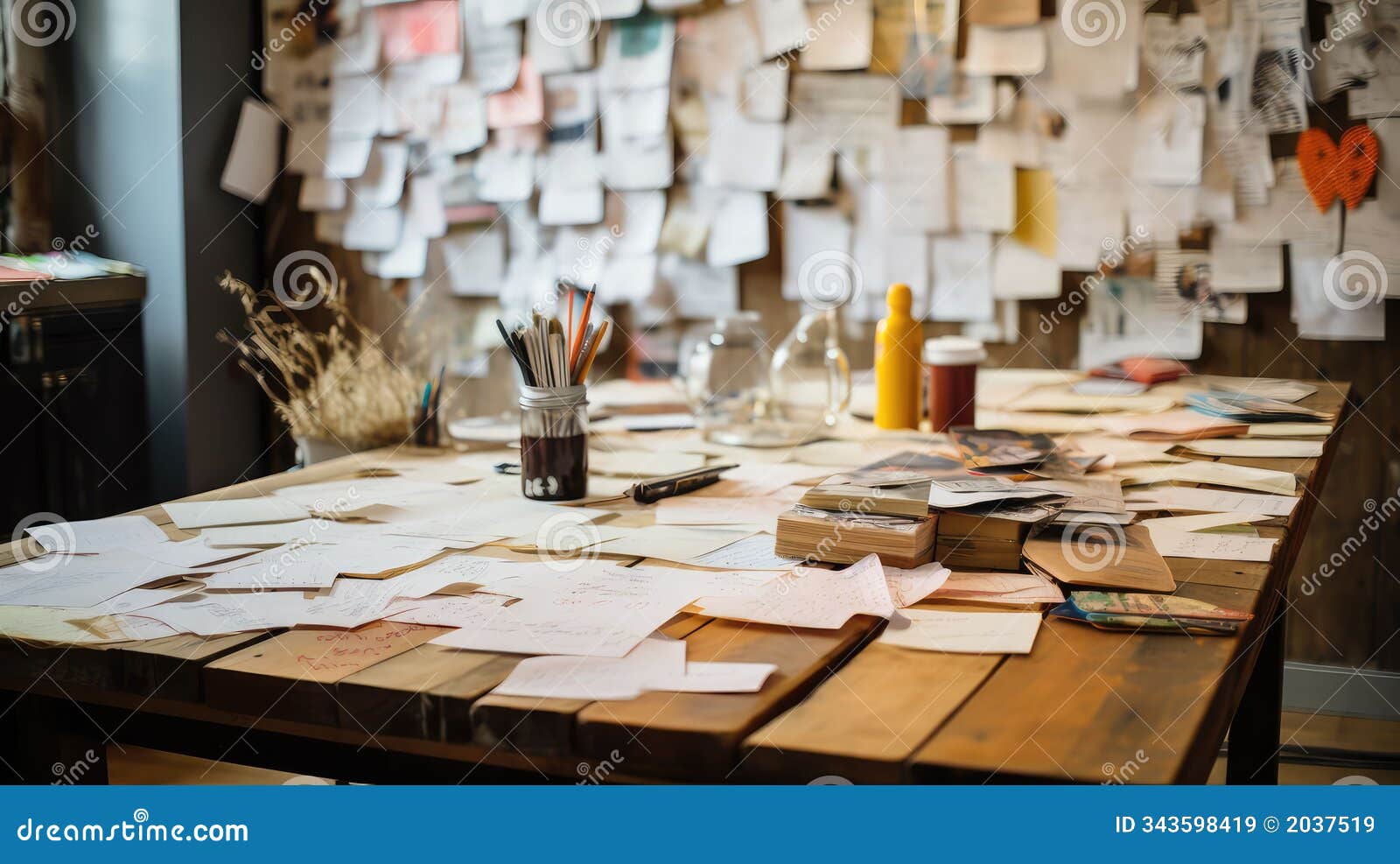 Doodles table notes stock illustration. Illustration of representation ...