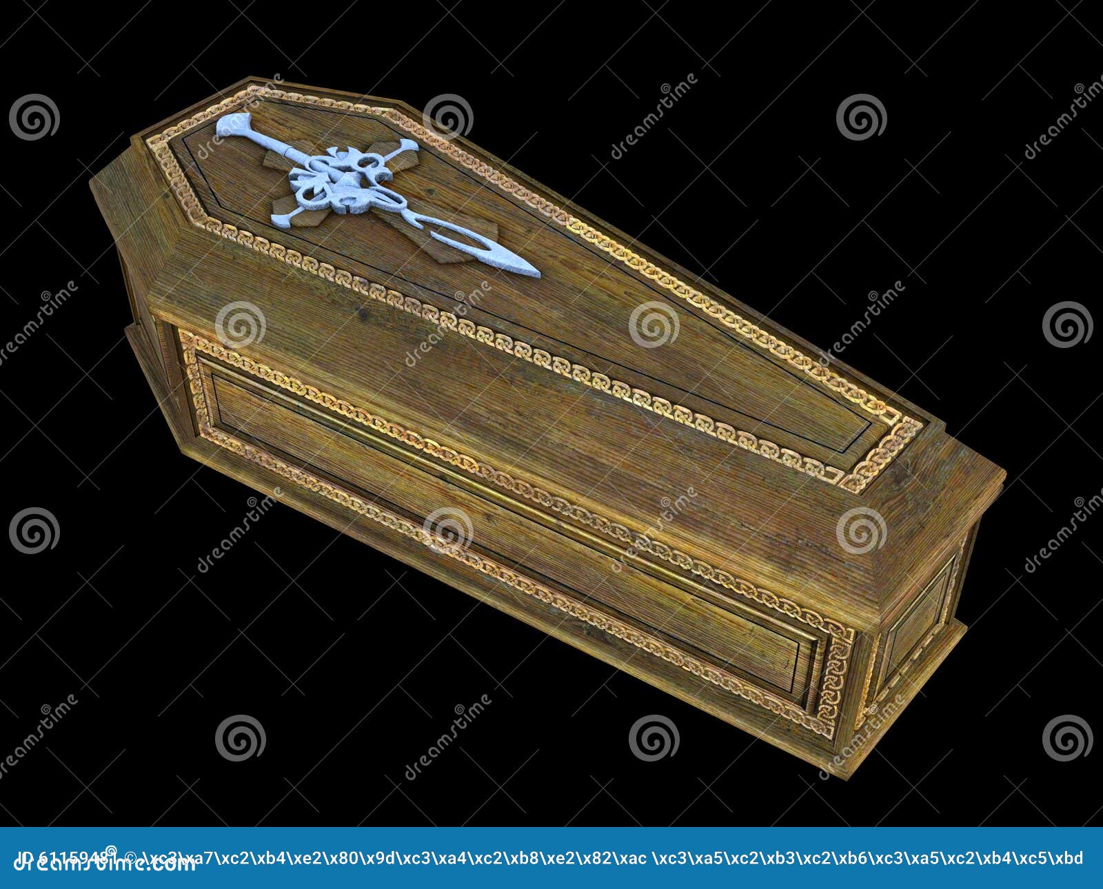 Doodskist stock afbeelding. Image of doodskist, begraafplaats - 61159481