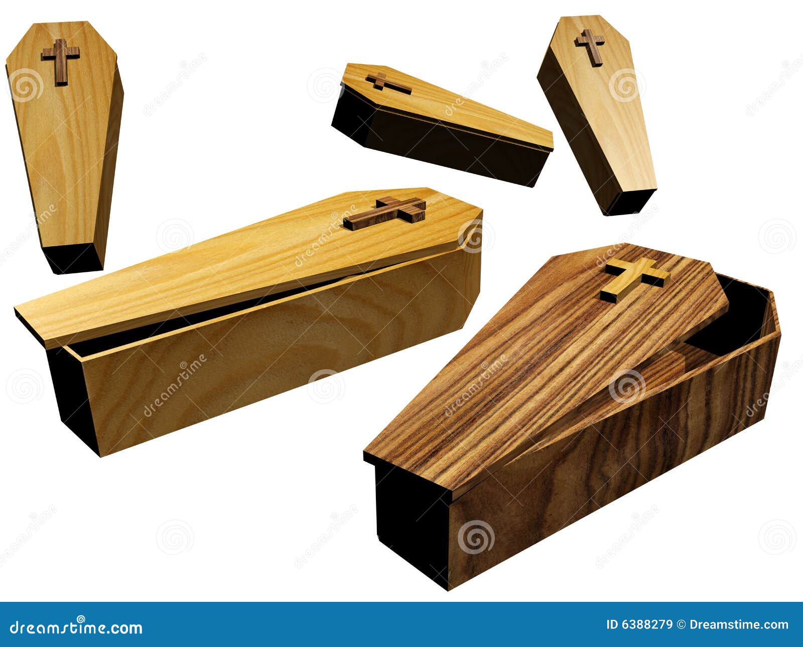 Doodskisten stock illustratie. Illustration of matrijs - 6388279