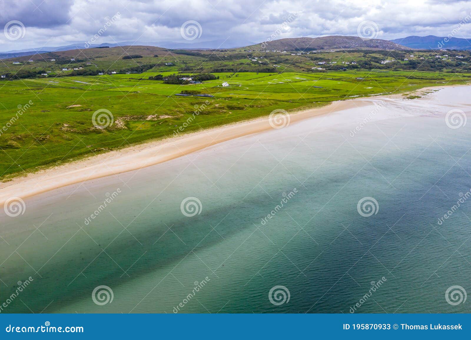 Dooey Beach by Lettermacaward in County Donegal - Ireland Stock Image ...