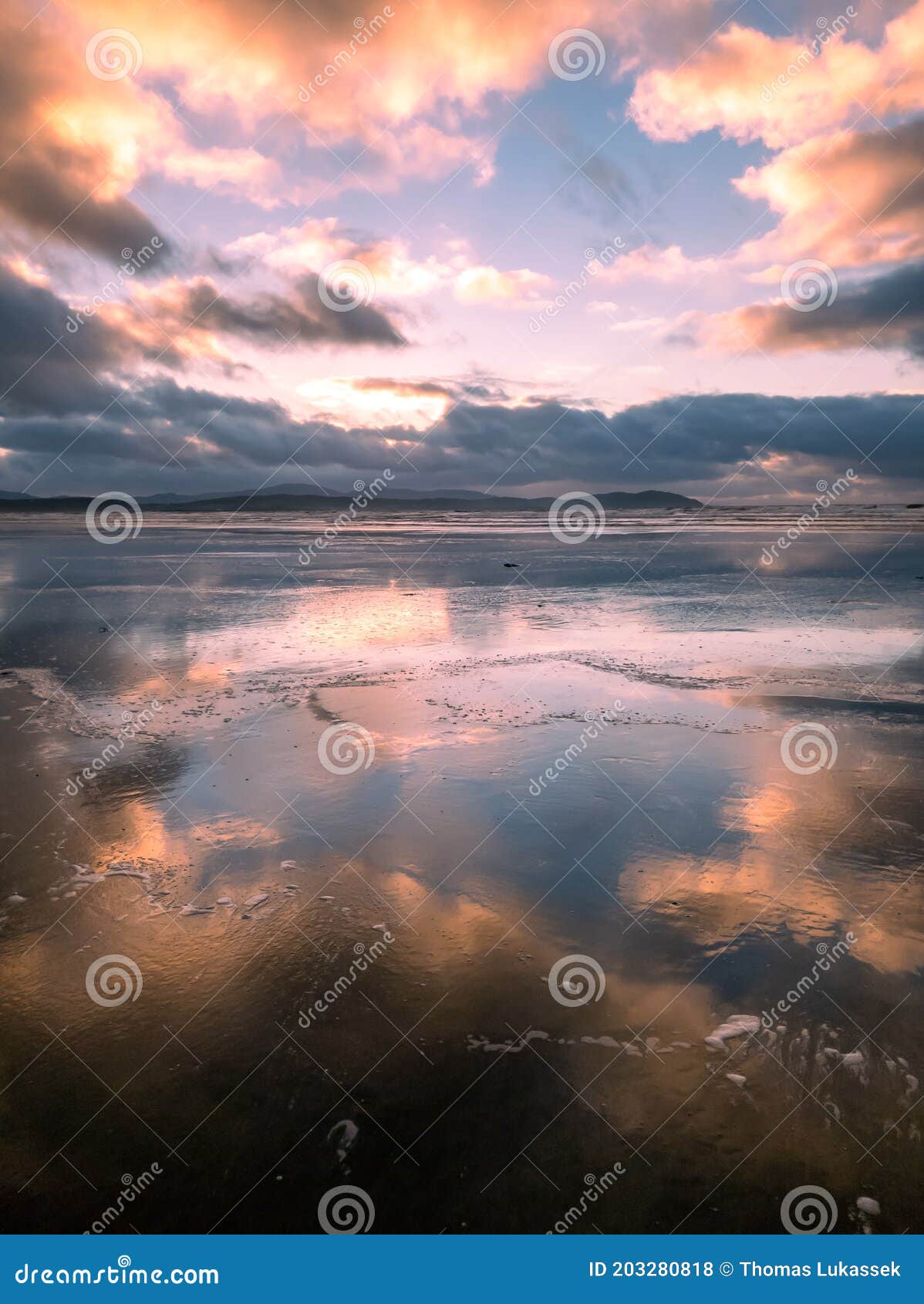 Dooey Beach by Lettermacaward in County Donegal - Ireland. Stock Photo ...