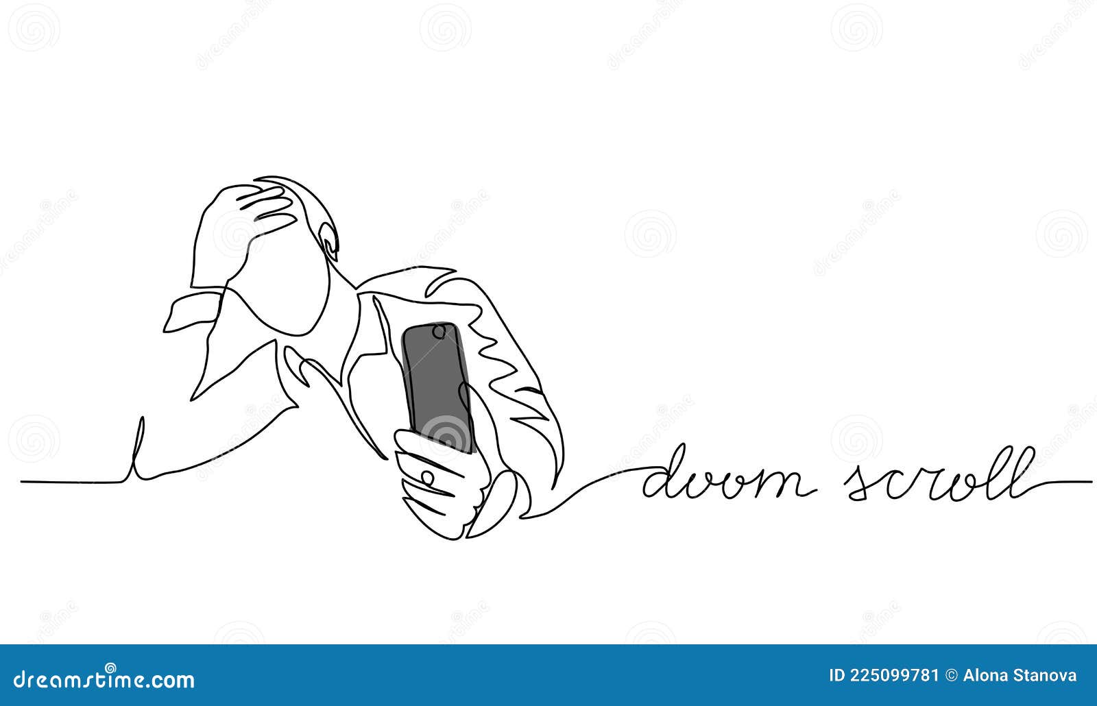 Doom Scroll Stock Illustrations – 18 Doom Scroll Stock Illustrations ...