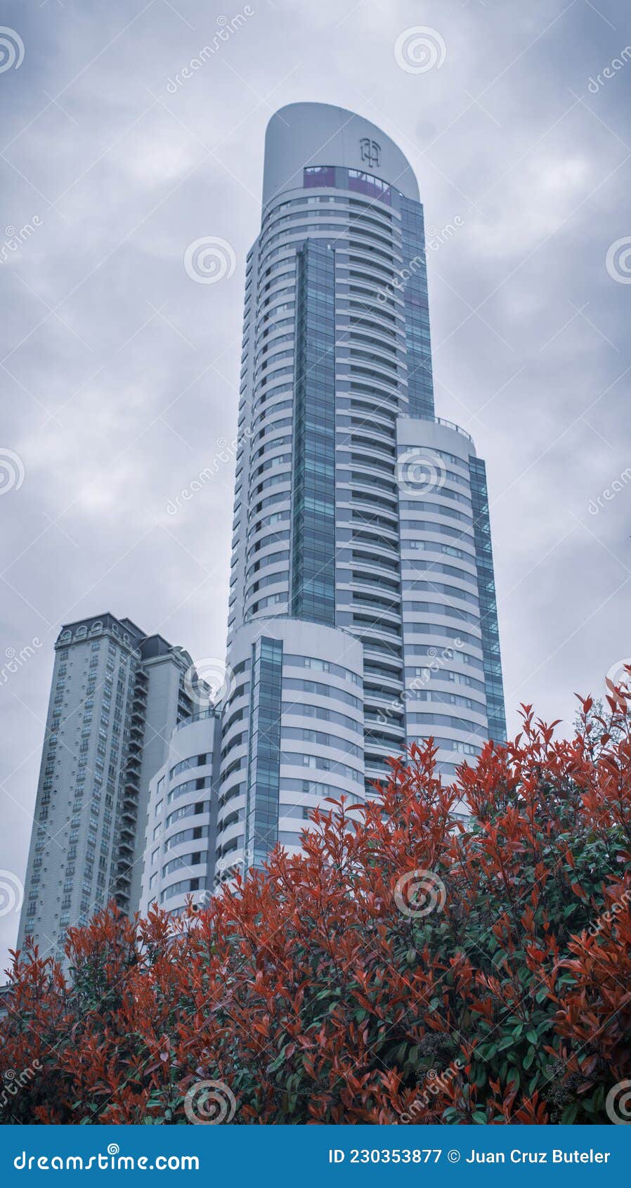 Doomer cyberpunk building stock image. Image of tower - 230353877