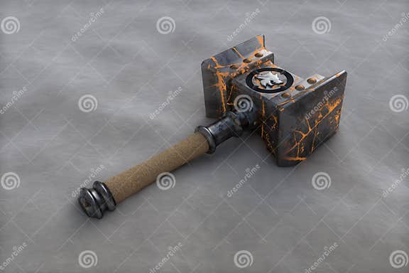 Doomhammer 库存例证. 插画 包括有 战争, 比赛, 锤子, 沙子, 战斗, 岩石, 人工制品 - 79651200