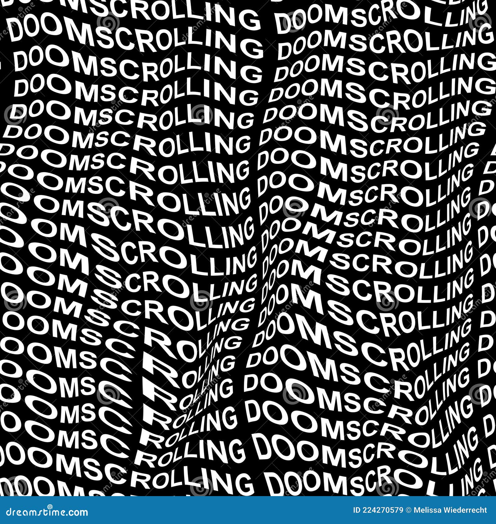 Warped, Distorted Rectangles, Vertical, Horizontal Lines. Set Of ...