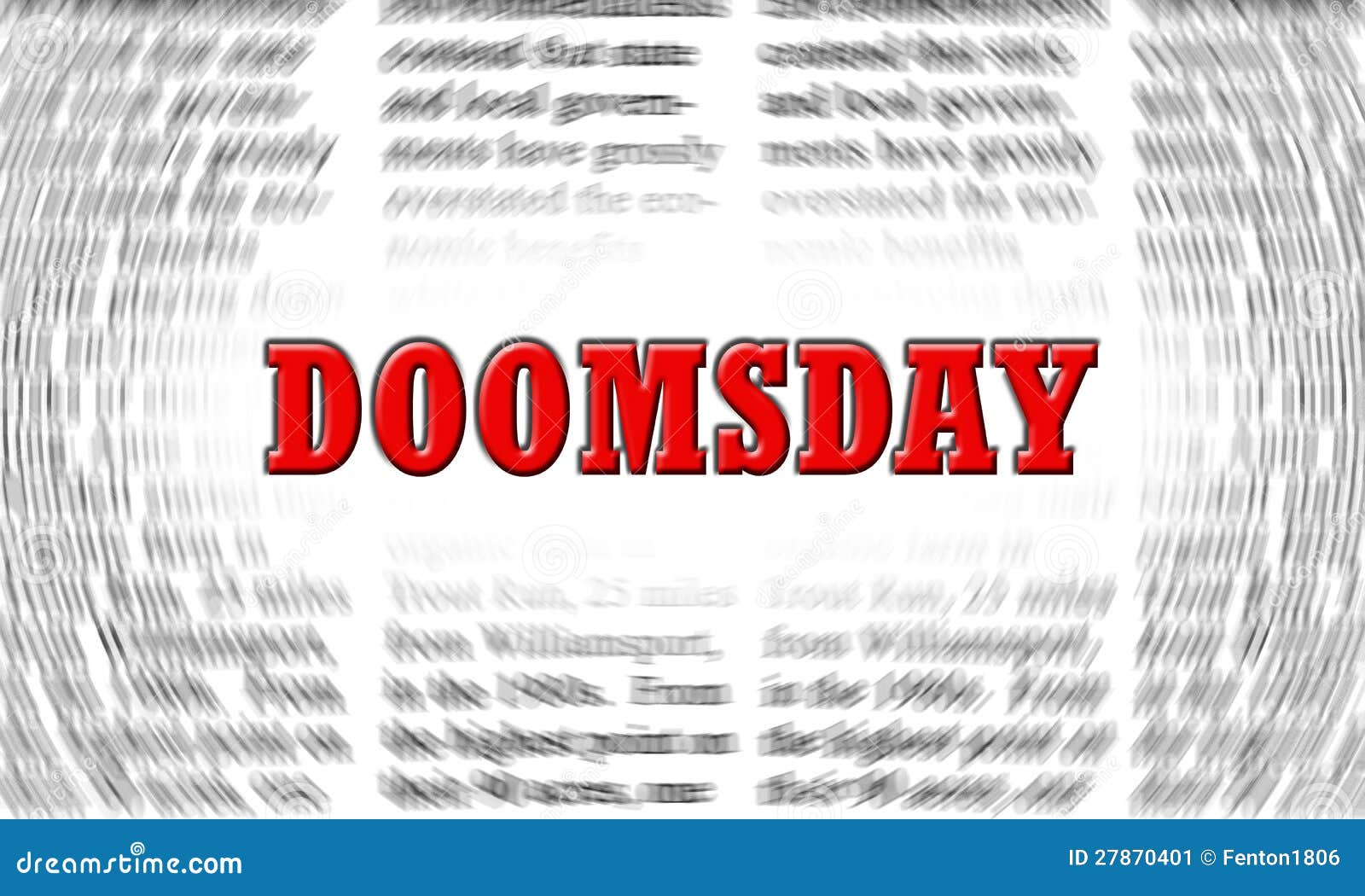 Doomsday stock illustration. Illustration of future, focus - 27870401