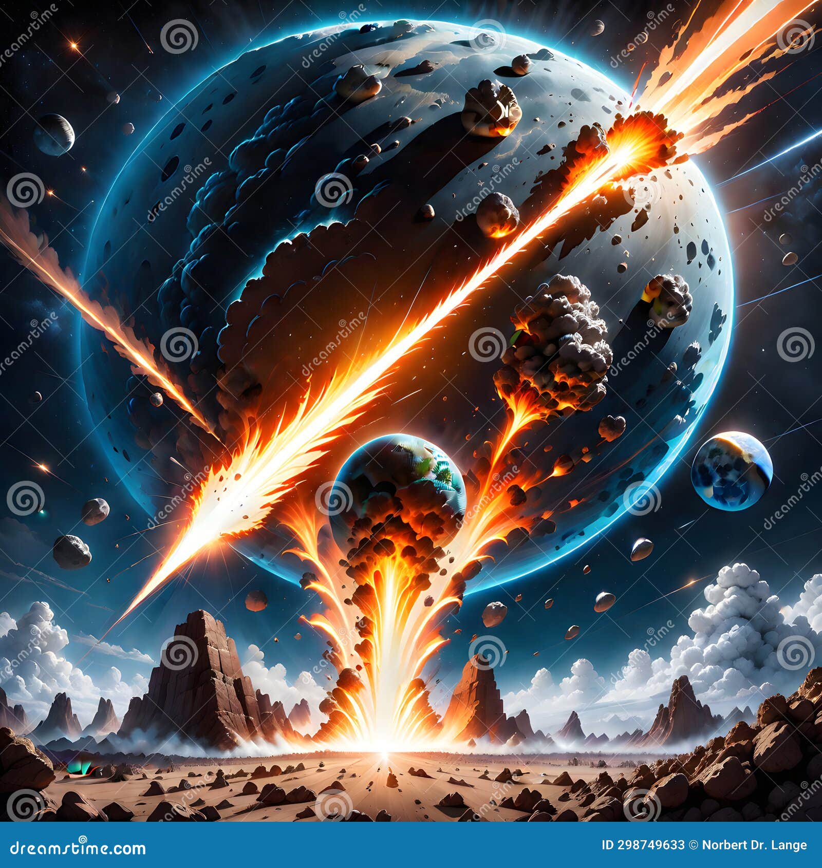 Doomsday Armageddon, AI-generatet Stock Illustration - Illustration of ...