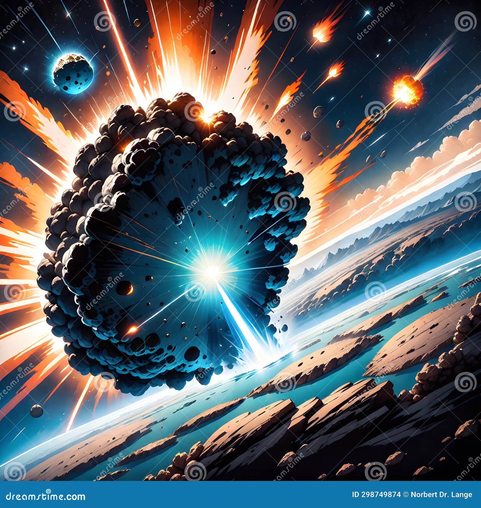 Doomsday Armageddon, AI-generatet Stock Illustration - Illustration of ...