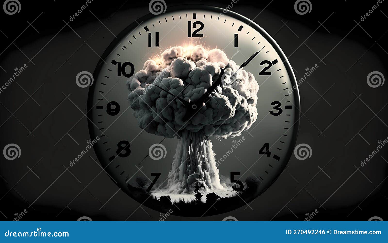 Doomsday Clock, Nuclear War. Countdown To Midnight, Atomic Bomb ...
