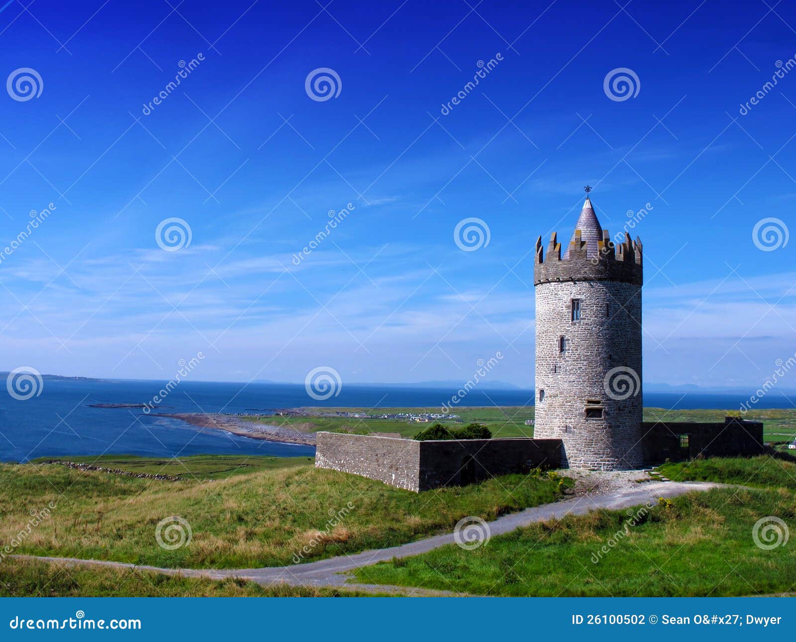 Doonagore Castle Doolin Co. Clare Ireland Stock Photo - Image of season ...