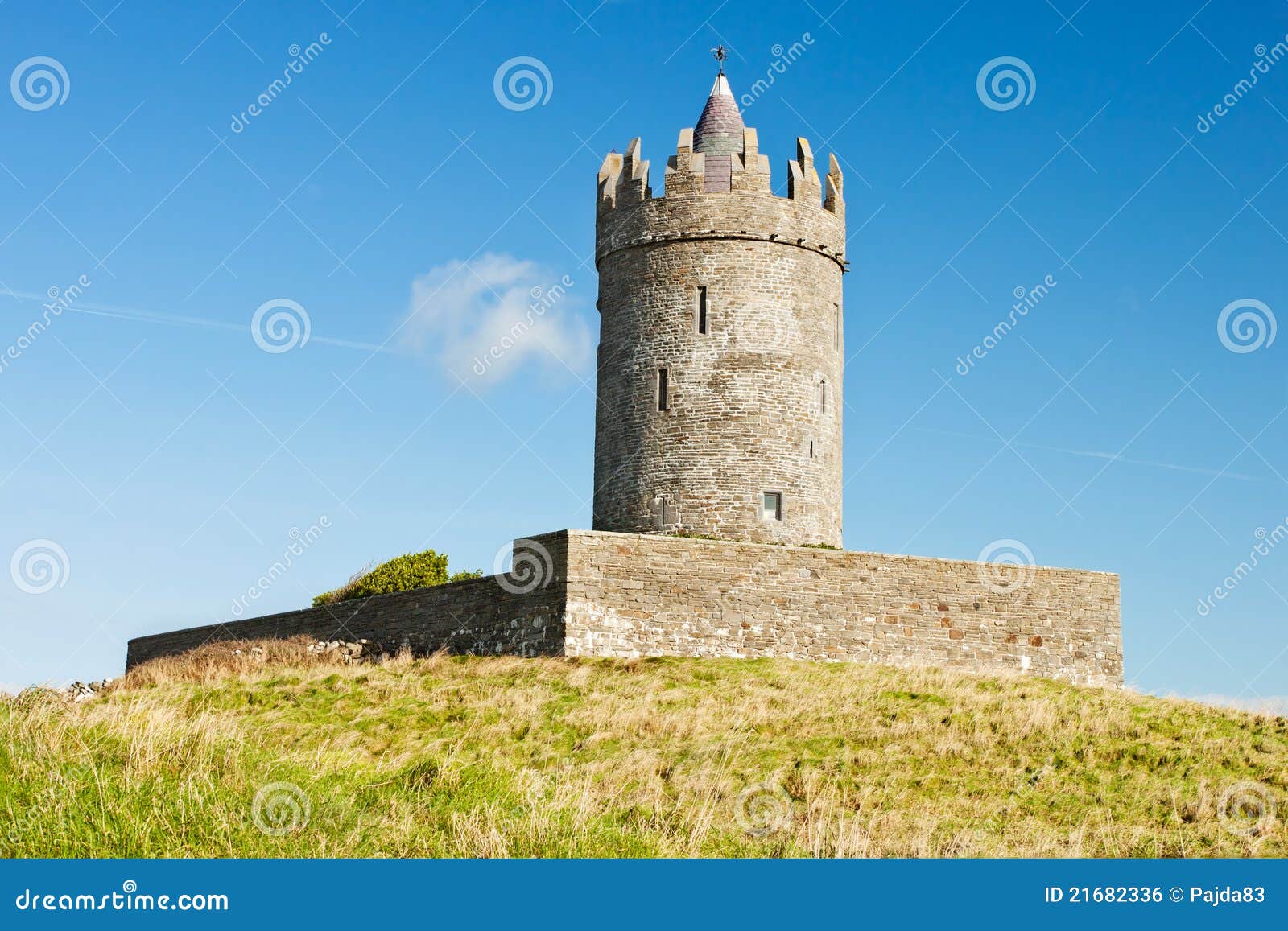 Doonagore Castle in Ireland. Stock Photo - Image of europe ...