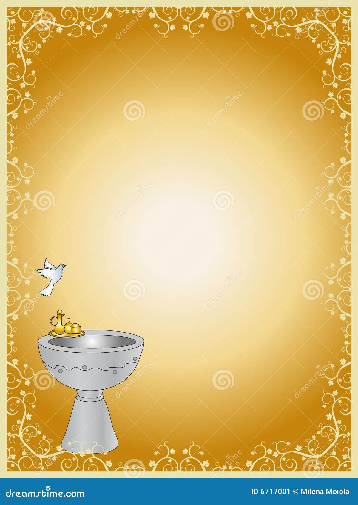 Doopsel stock illustratie. Illustration of kruisiging - 6717001