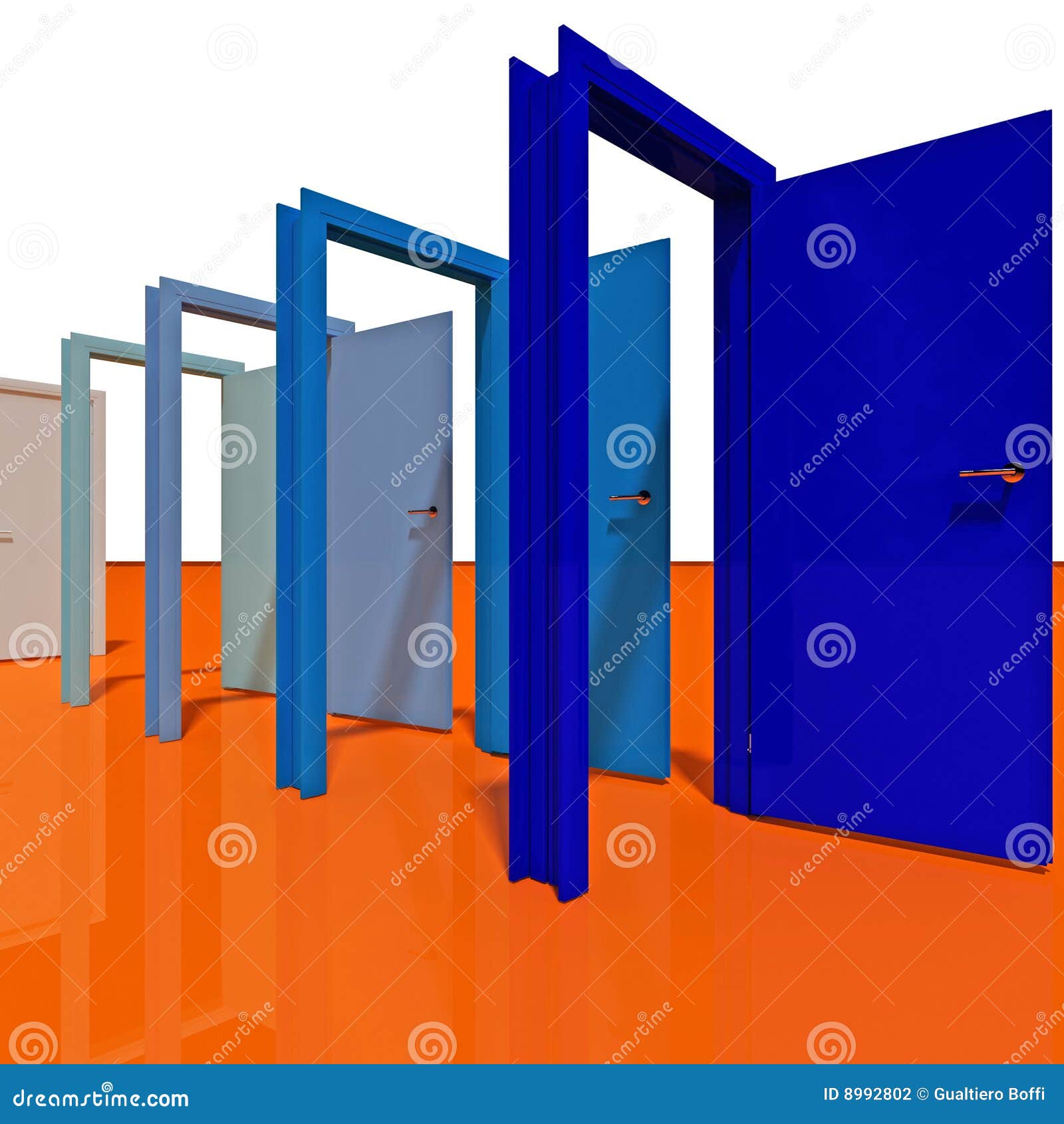 Door abstract stock illustration. Illustration of imagination - 8992802
