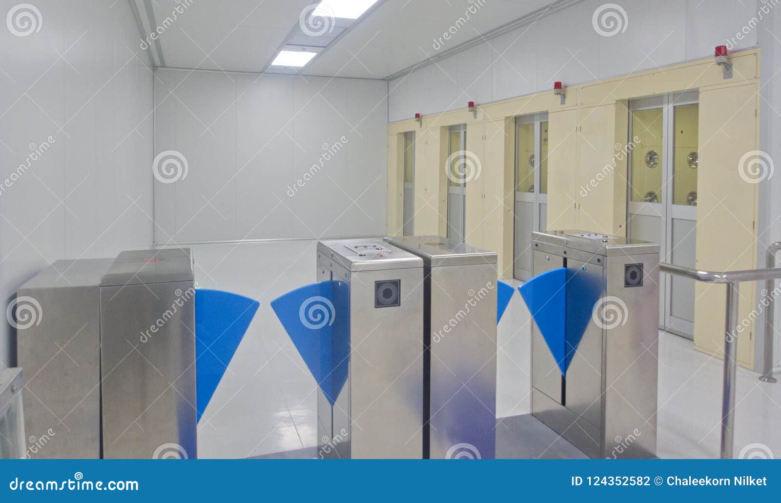 Door Access Control. Man Hand Holding Key Card To Lock Or Unlock Door ...