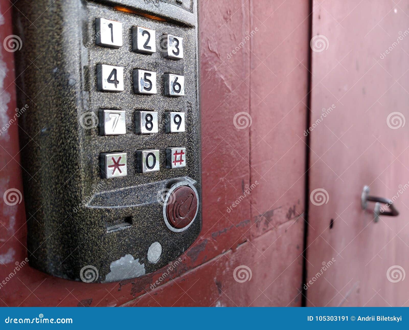 Door Access Control Panel To Lock and Unlock Door. Security System ...