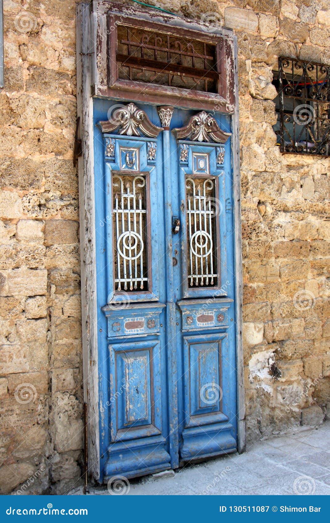 Door - Aperture in the Wall Stock Image - Image of roof, enter: 130511087