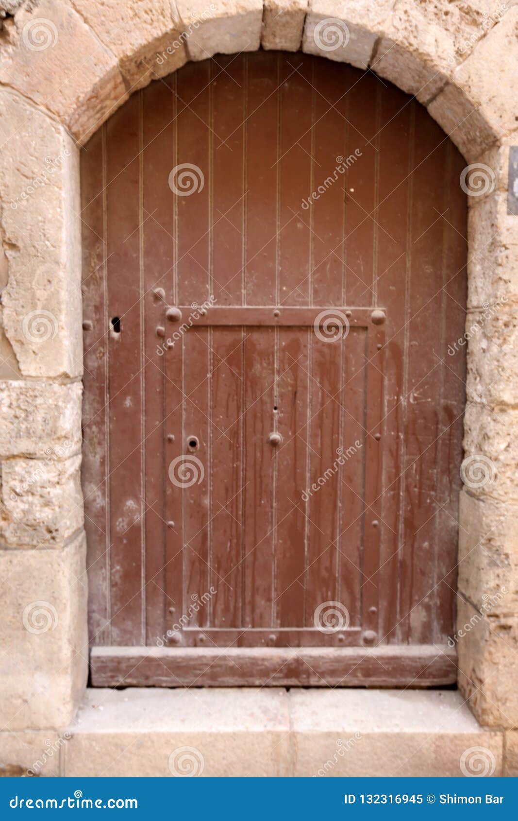 Door - Aperture in the Wall Stock Image - Image of architecture ...