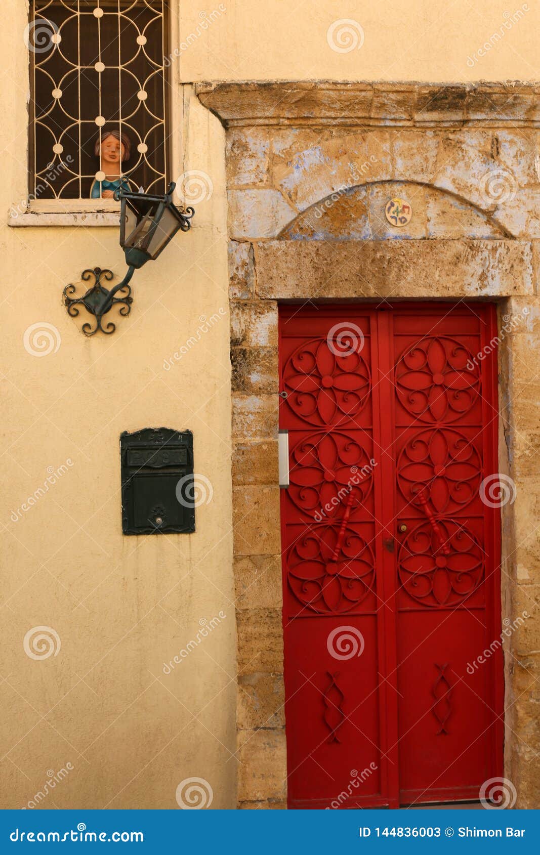 Door - Aperture in the Wall Stock Image - Image of roof, wall: 144836003