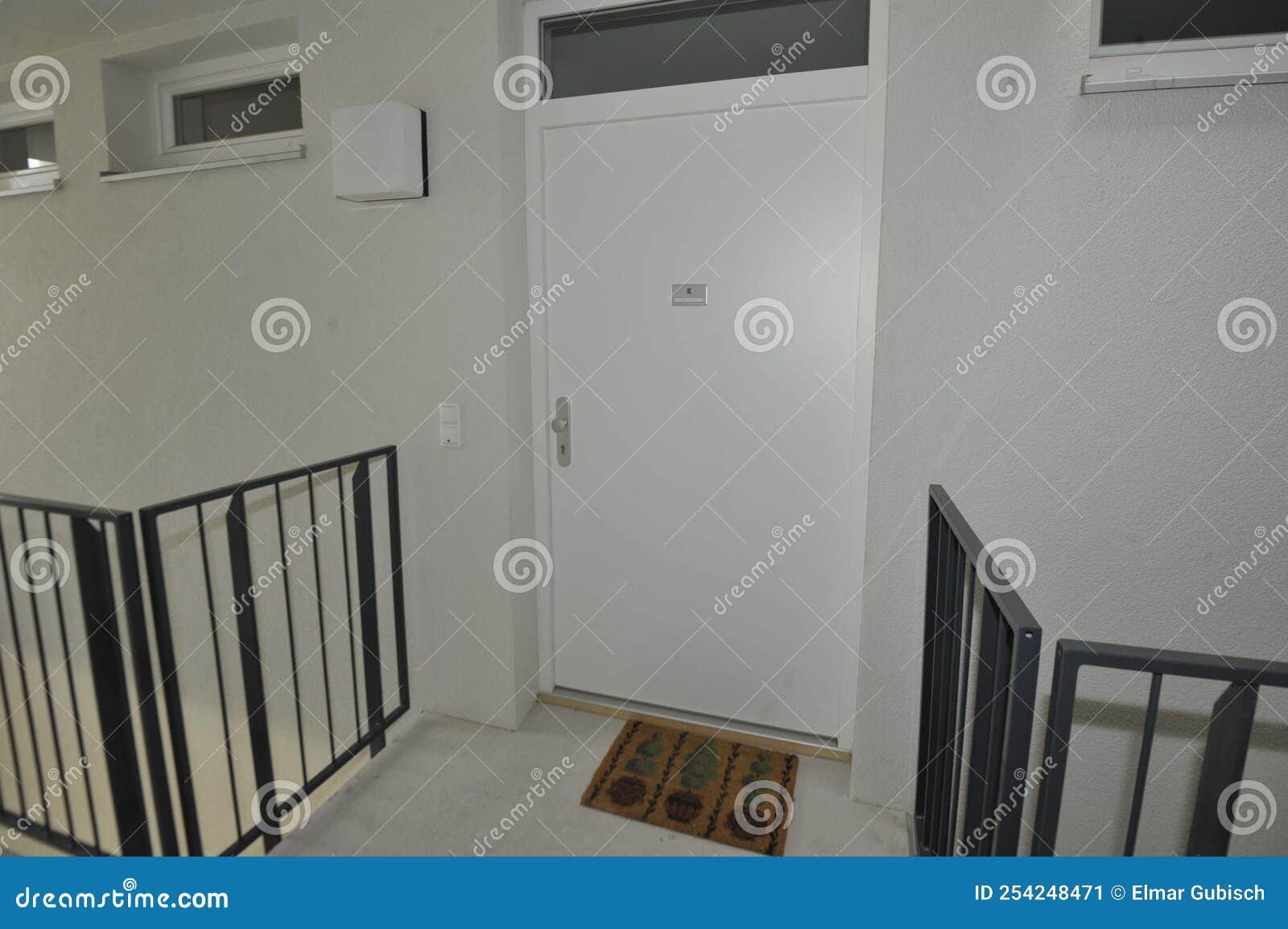 Door As Entrance or Exit into a Building Stock Image - Image of ...