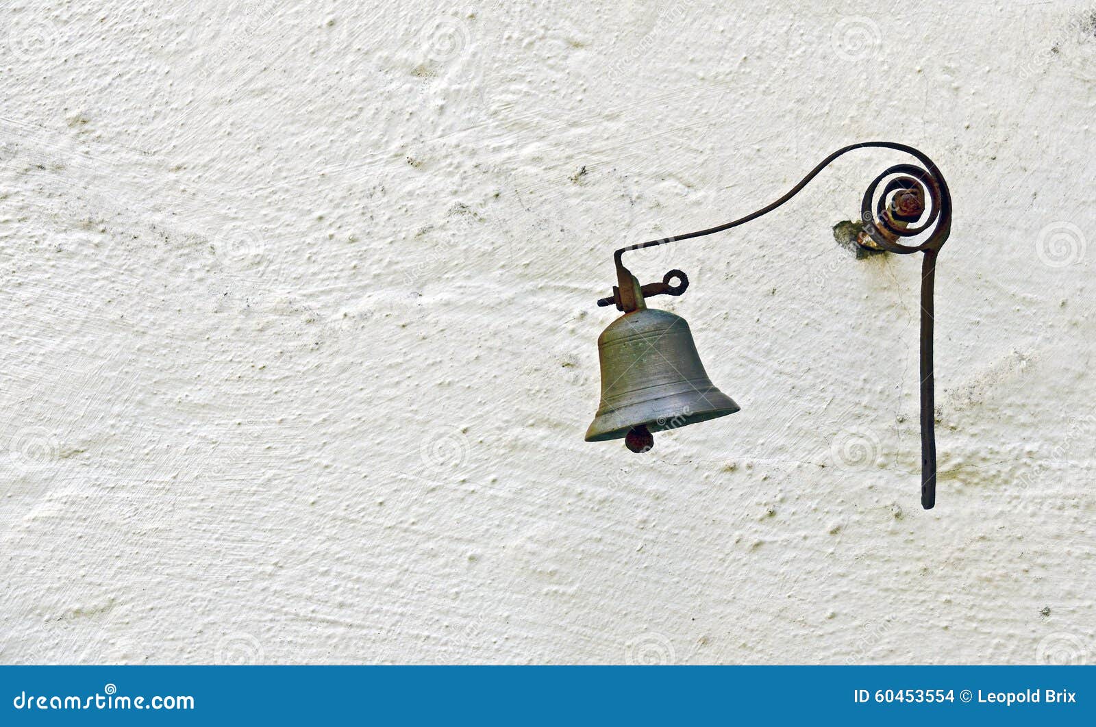 Door Bell with Steel Spring Stock Photo - Image of ring, spring: 60453554