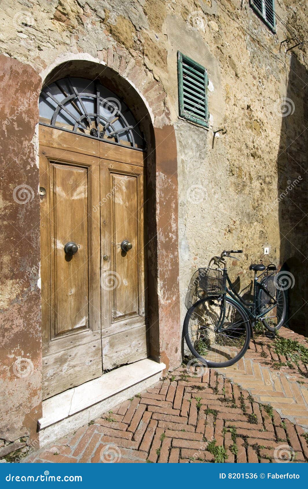 Door and Bike stock photo. Image of entrance, history - 8201536