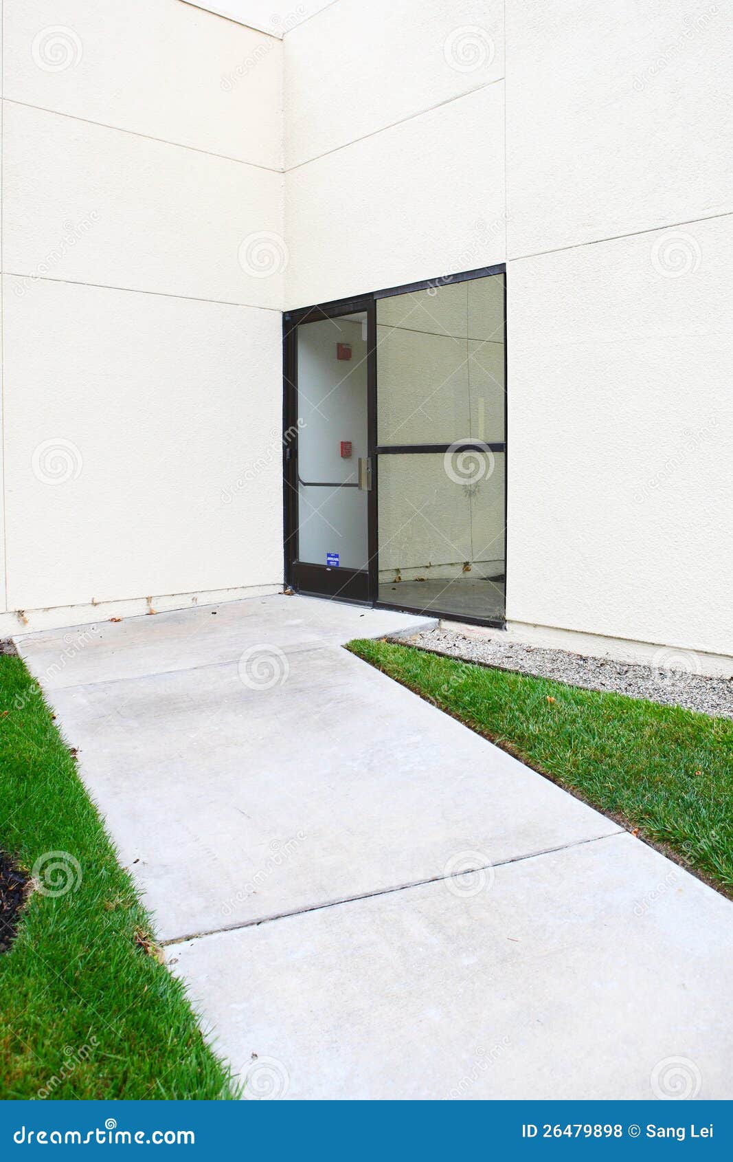 Door in building stock photo. Image of color, entrance - 26479898