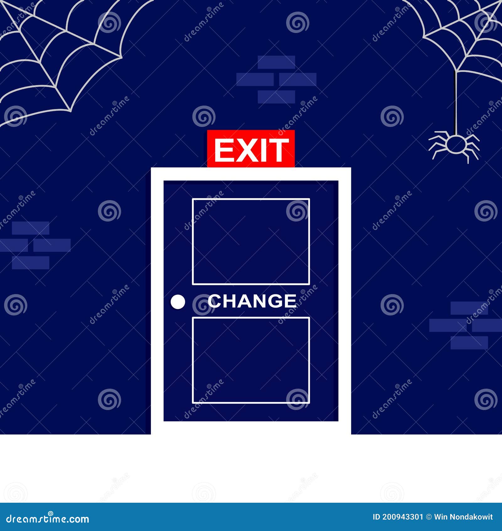 Change Exit Royalty-Free Stock Photo | CartoonDealer.com #26841321