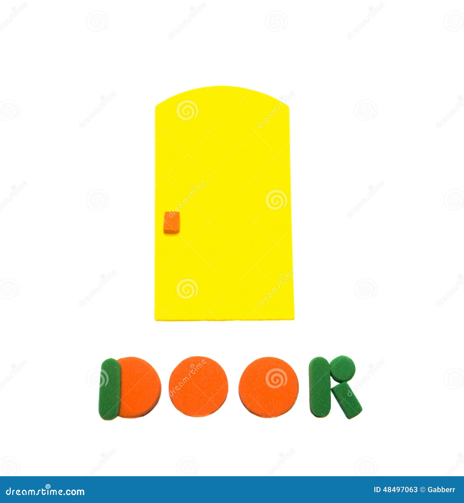 Door stock image. Image of word, entrance, knock, house - 48497063