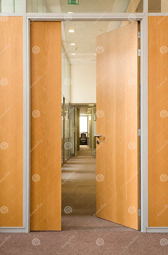 Door in a corridor stock photo. Image of design, hall - 4929550