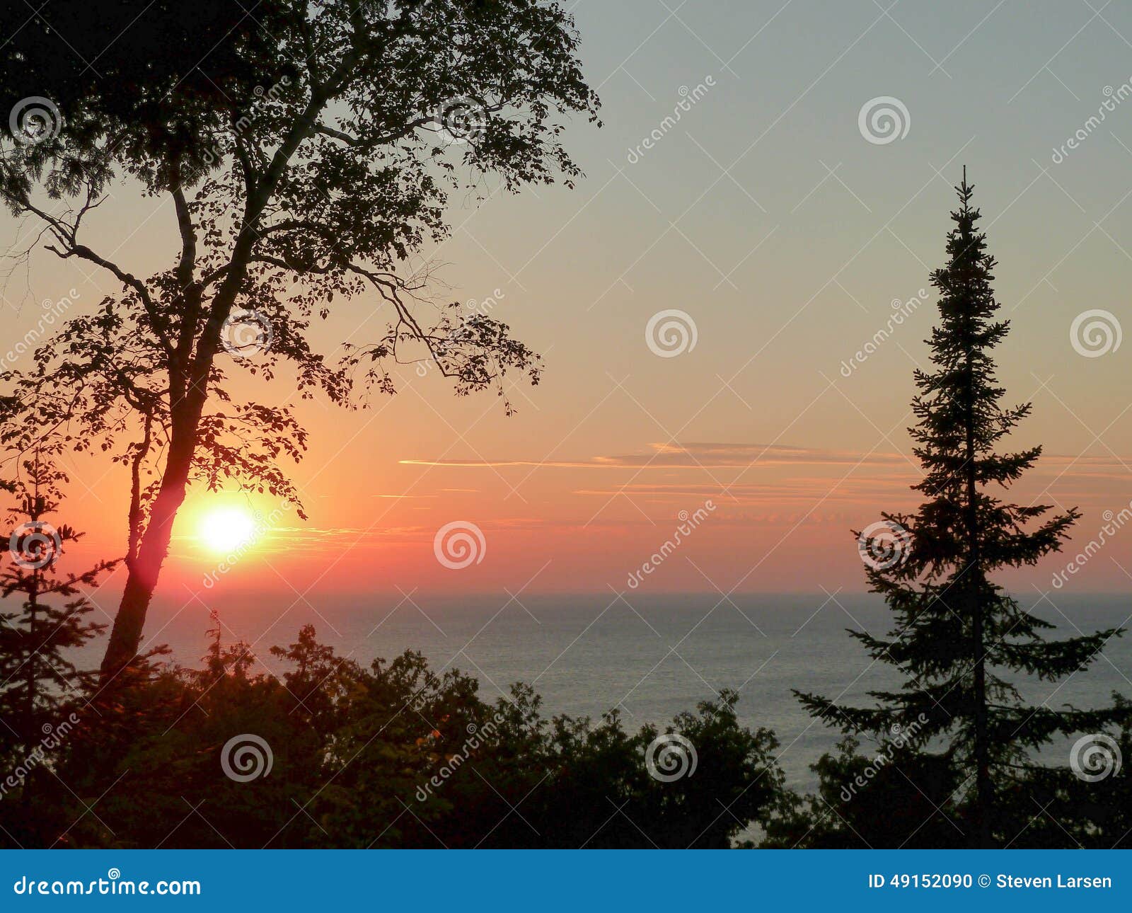 Door County Sunset stock photo. Image of harbor, wisconsin - 49152090
