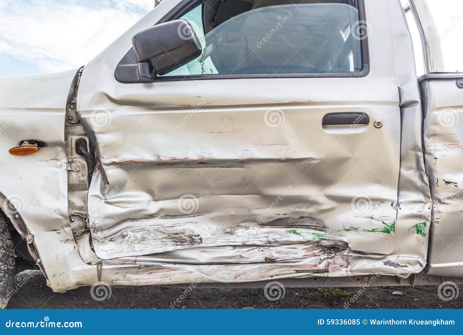 Door of crash car stock image. Image of crash, speed - 59336085