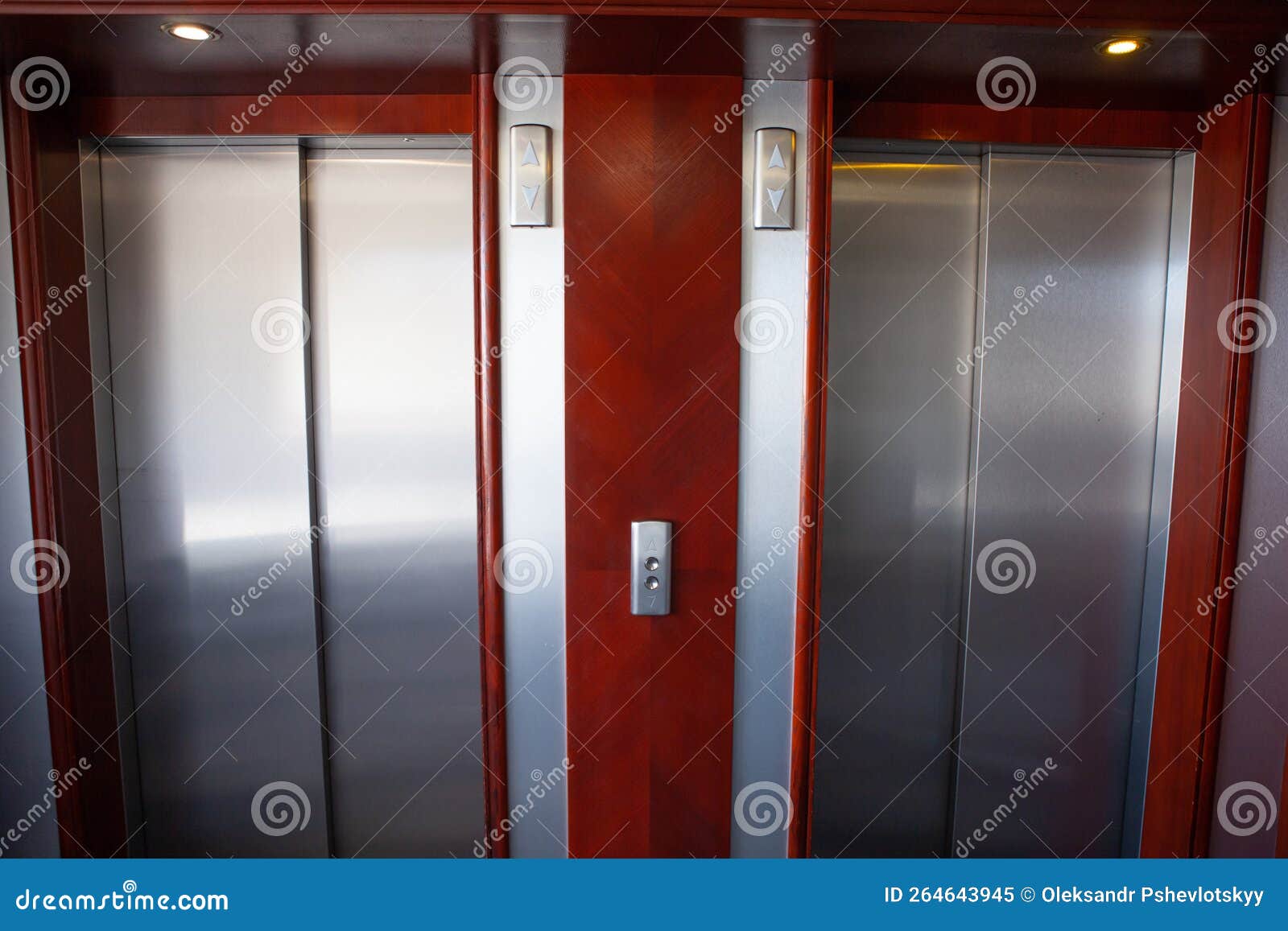 Door and Elevator Buttons, Up and Down Stock Image - Image of control ...