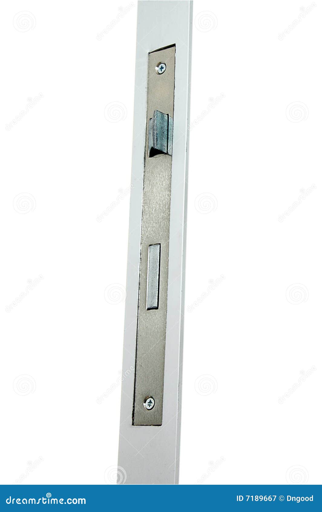 Door Frame and lock stock image. Image of handle, residential - 7189667