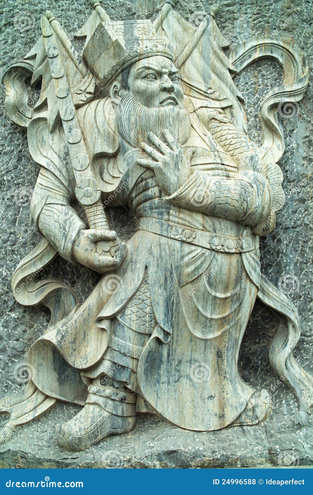 Door-god (Yu-Chi Jing-De): High Relief Stock Photo - Image of relievo ...