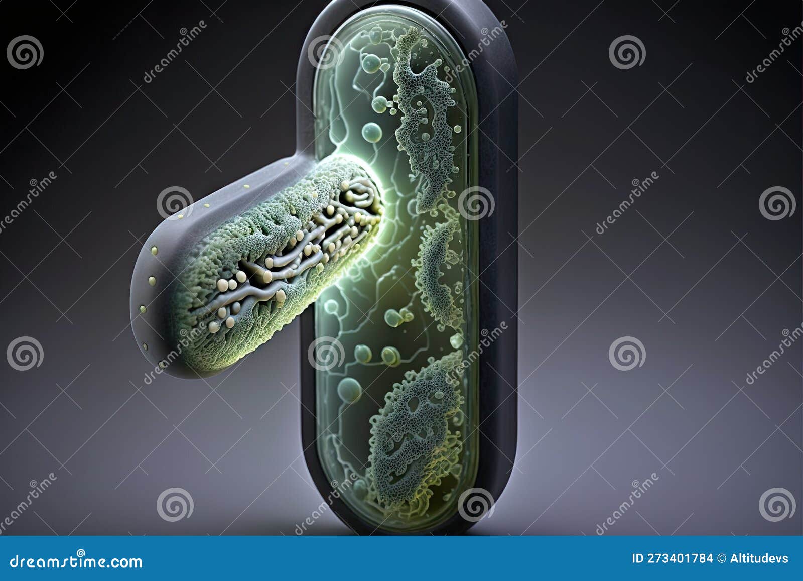 A Door Handle with a Layer of Bacteria that Has Been Built Up Over Time ...
