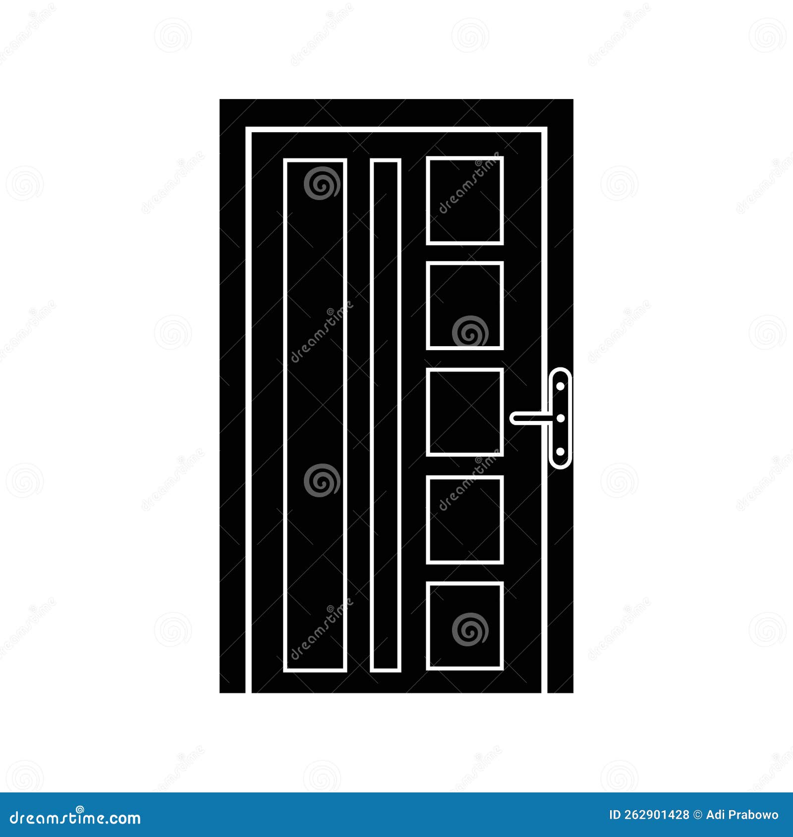 Door Icon Logo Vector Design Stock Vector - Illustration of house, logo ...