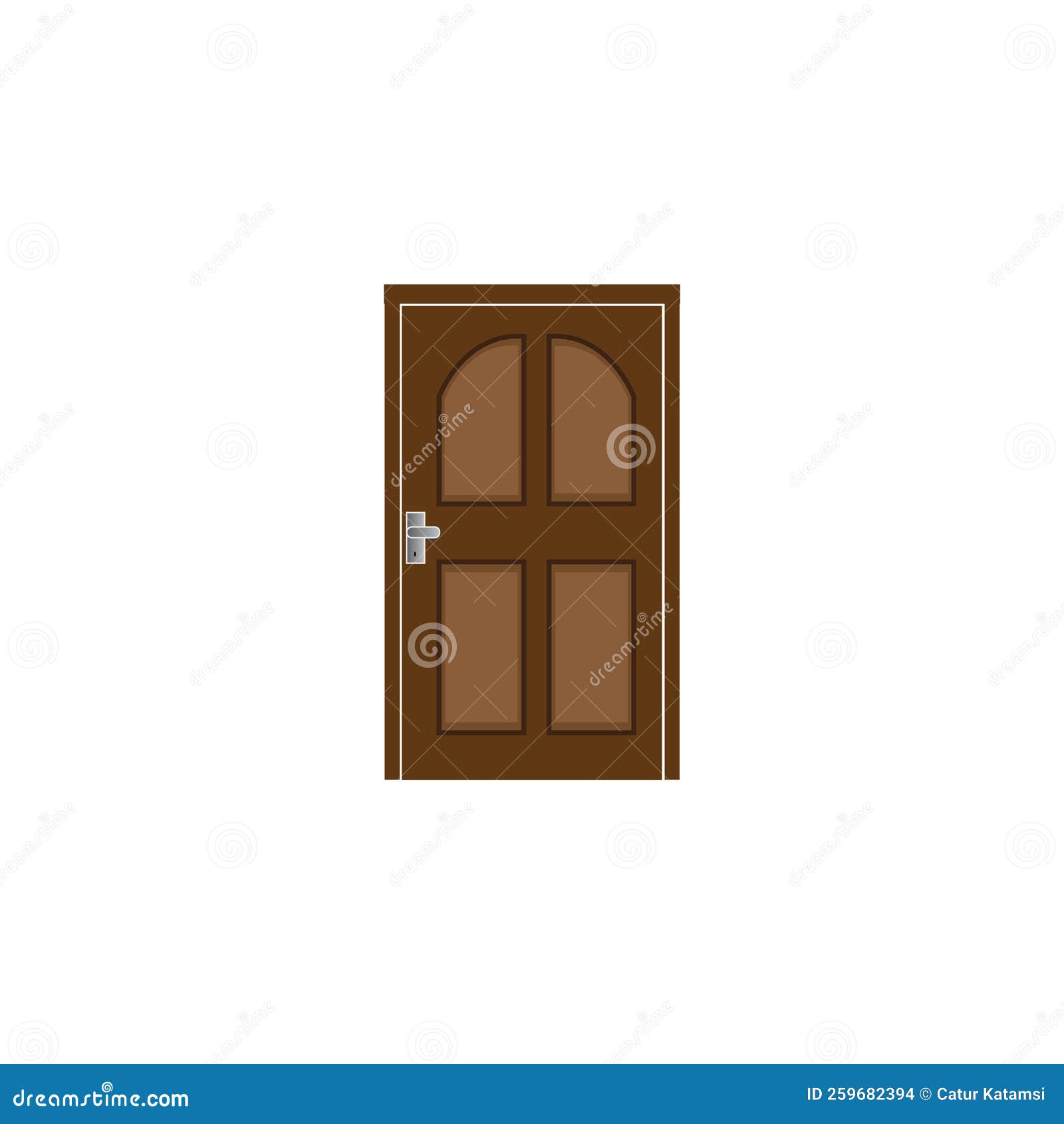 Door icon logo vector stock illustration. Illustration of living ...
