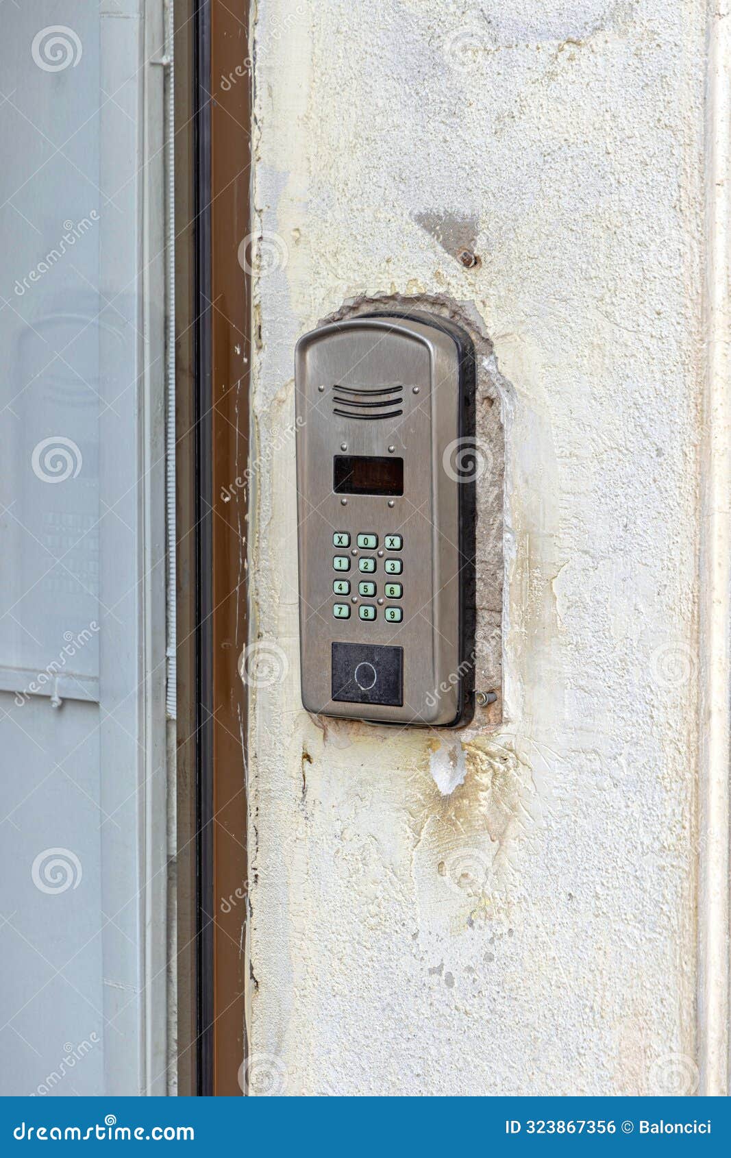 Old Intercom At Wall Stock Image | CartoonDealer.com #206083357