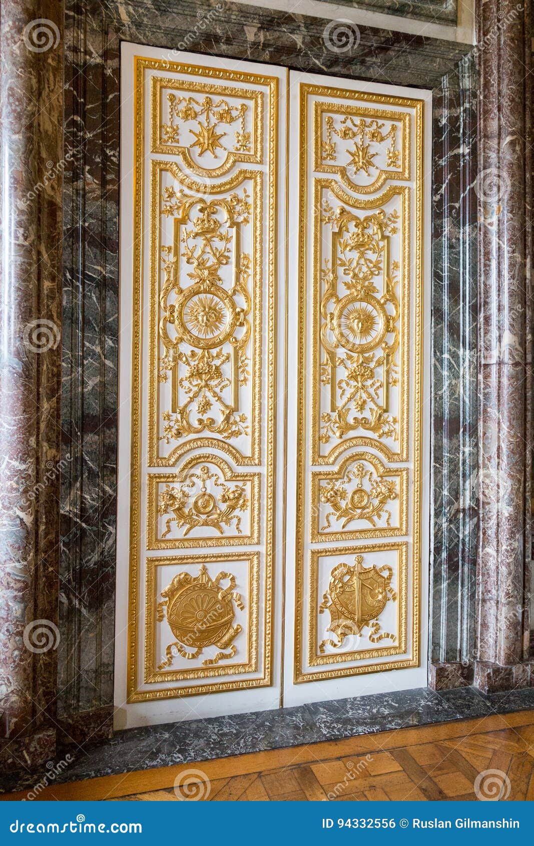 Door in the Interior of the Versailles Palace Editorial Photo - Image ...