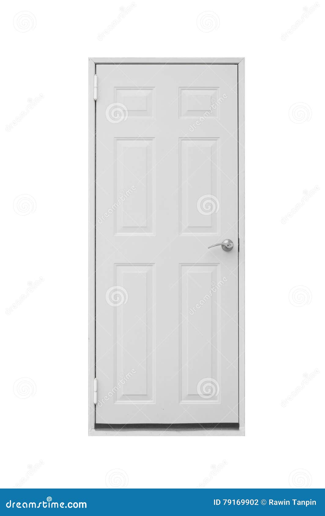 Door Isolated on White Background Stock Illustration - Illustration of ...