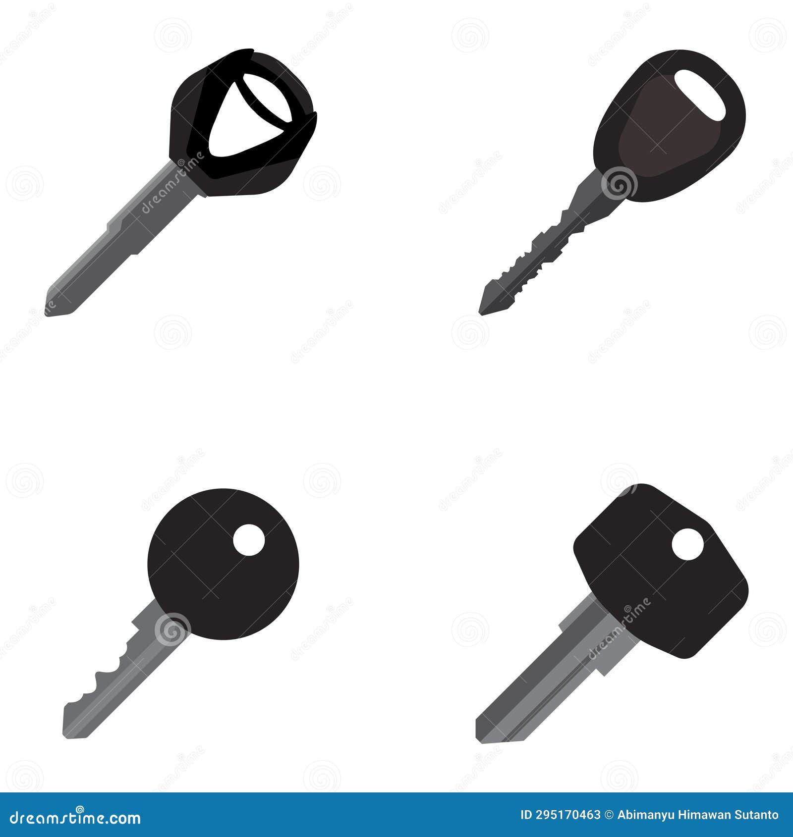 Door key icon vector stock vector. Illustration of padlock - 295170463