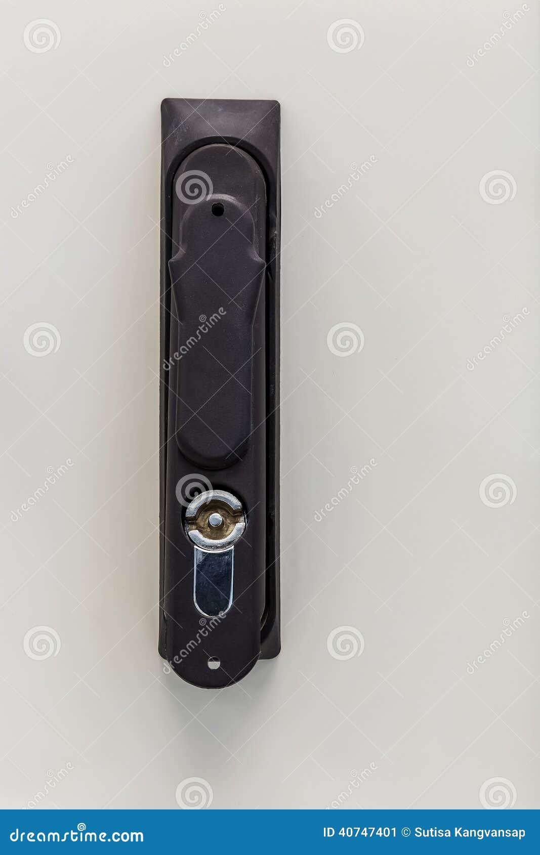 Door keyhole with handle stock image. Image of plastic - 40747401