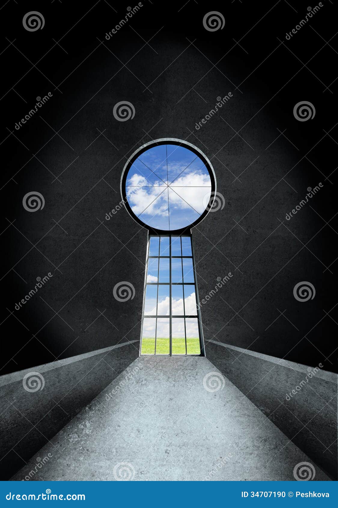 Door keyhole stock photo. Image of grille, realistic - 34707190