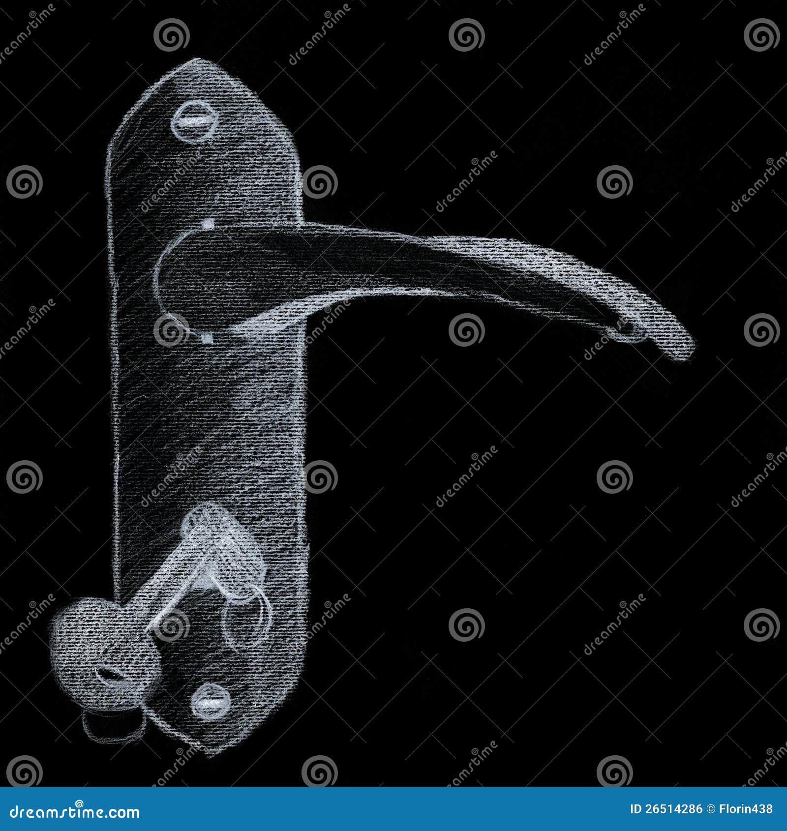 Door Knob. Vector Drawing | CartoonDealer.com #142930335